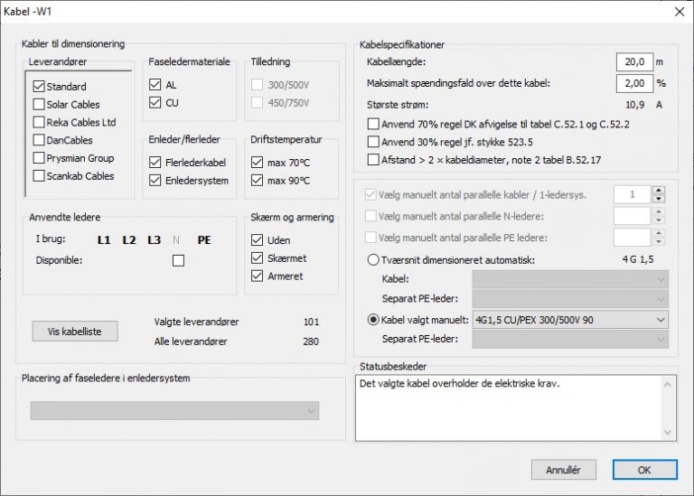 CABLEDIM FRIGIVET I VERSION 3.0 - PCSCHEMATIC